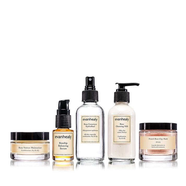 Complete Balancing Ritual Skin Care Kit Rose Line | evanhealy
